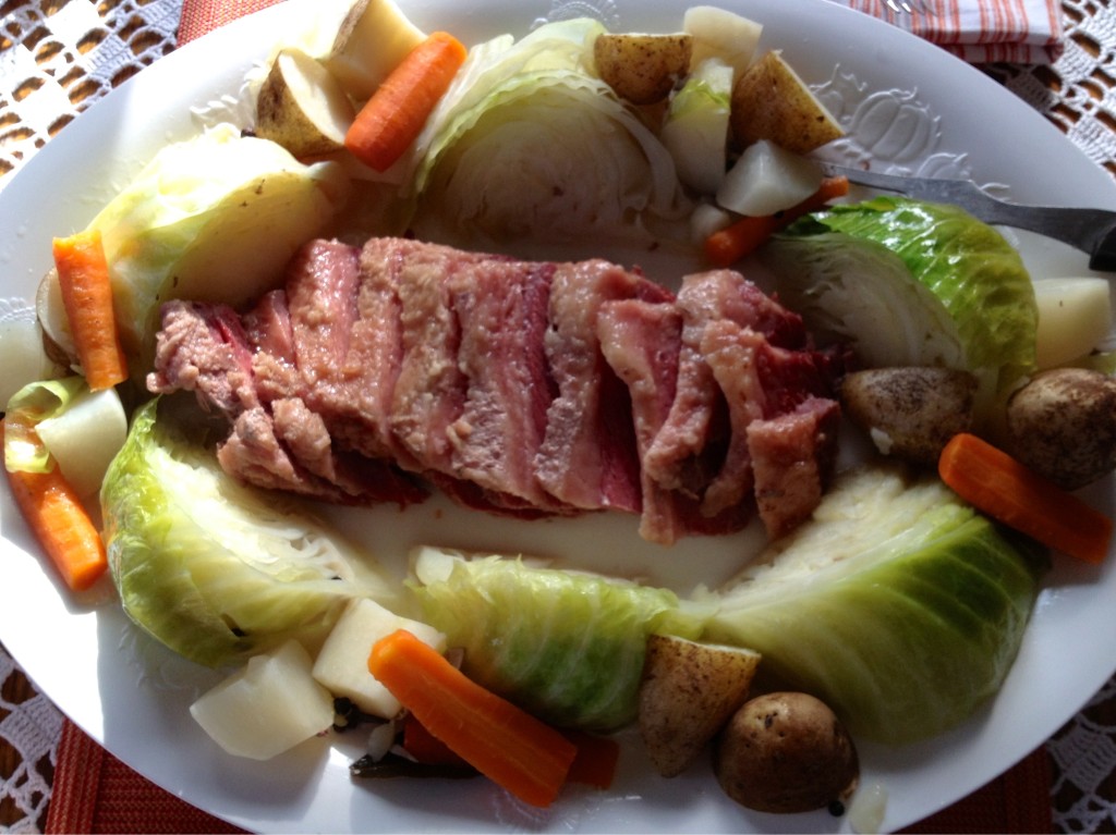 Corned beef platter from Mar 17, 2013 - LOVE-the secret ingredient