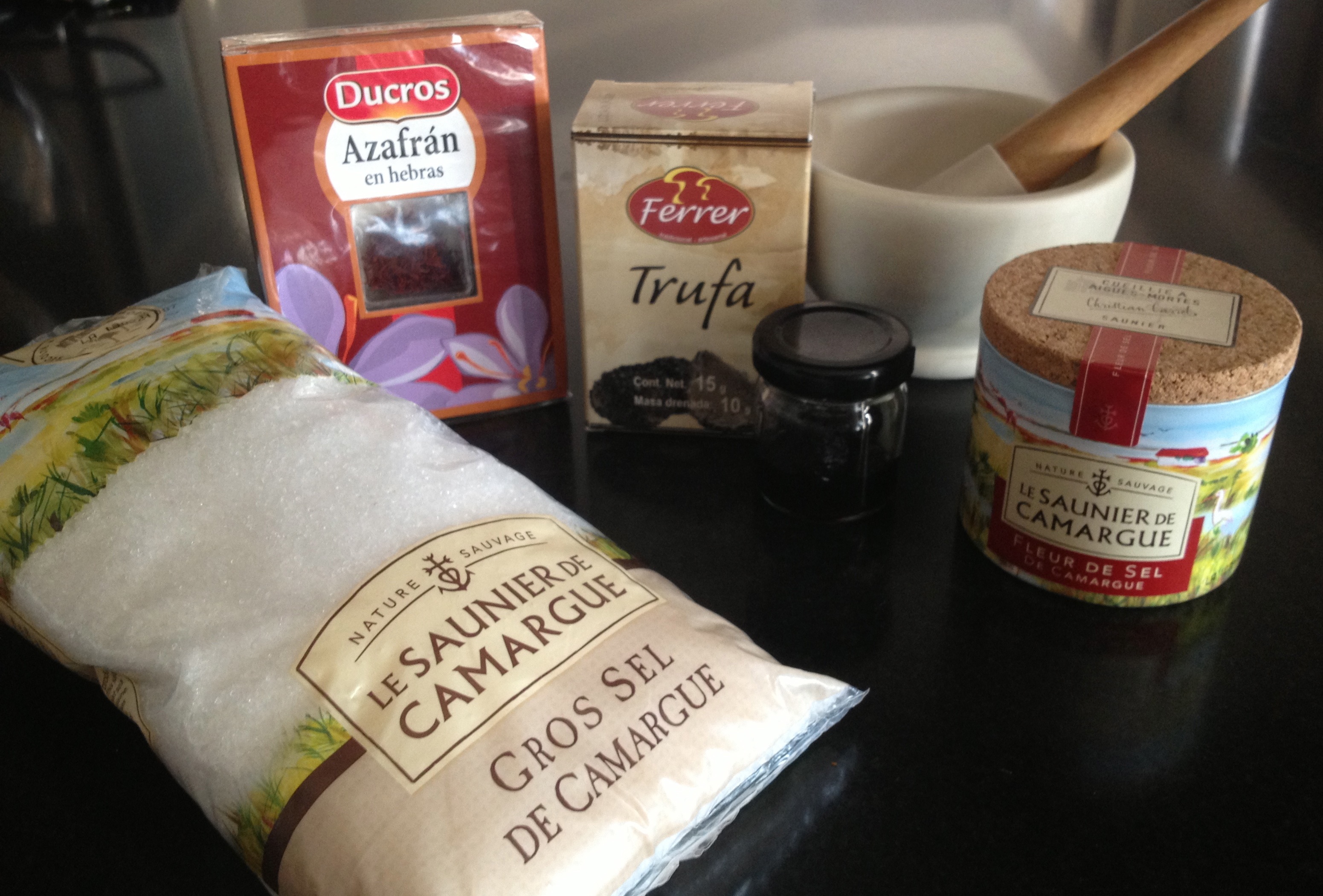French salt, Spanish saffron and truffles!! - LOVE-the secret ingredient