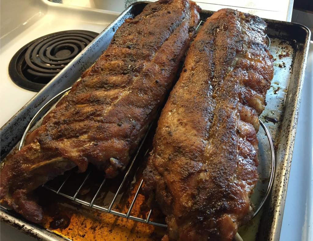 BBQ ribs - out of the ovenPhoto from May 18, 2015 - LOVE-the secret ...
