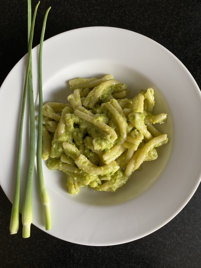 Garlic Scape Pesto - LOVE-the secret ingredient