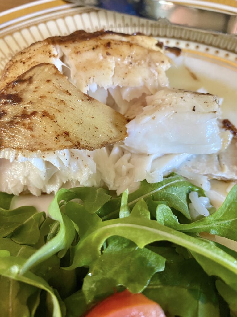 Ginger-crusted halibut cut - LOVE-the secret ingredient